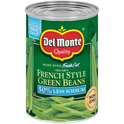 Del Monte French Style Green Beans - 14.5oz : Target