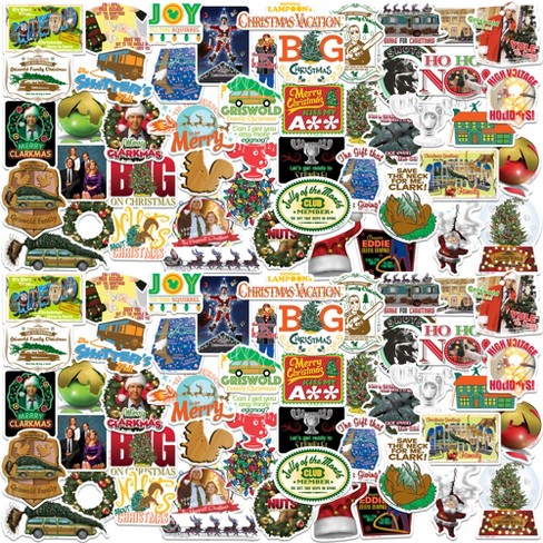 Christmas Vacation Vinyl Large Deluxe Stickers Variety Pack : Target