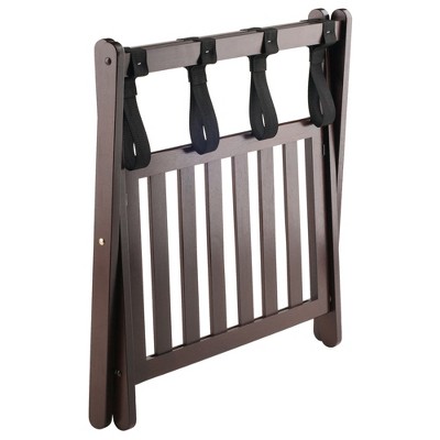 Remy Luggage Rack With Shelf Cappuccino - Winsome : Target