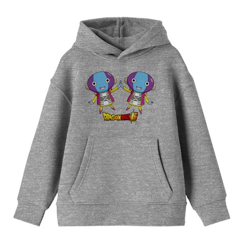 Dragon Ball Super Zeno Long Sleeve Athletic Heather Youth Hooded ...
