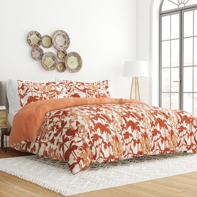 3pc Duvet Cover & Shams Set, Modern Boho Prints, Ultra Soft, Easy Care ...
