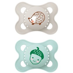 Mam Matte Original Deco Pacifier - 6+ Months - Unisex - 2pc : Target