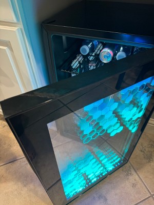 Newair Prismatic Series 85 Can Beverage Refrigerator With Rgb Hexacolor ...