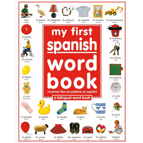 My 1st Spanish Word Book Bilingual - By Angela Wilkes ( Hardcover ...