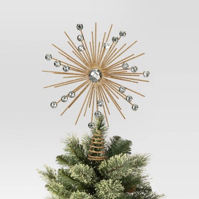 11" Tinsel Star Christmas Tree Topper - Wondershop : Target
