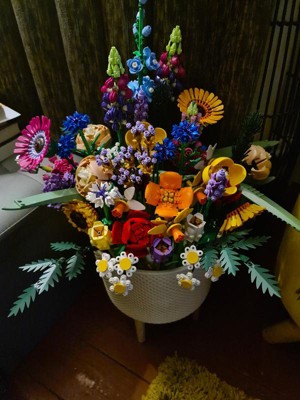 Lego Icons Wildflower Bouquet Artificial Flowers 10313 : Target