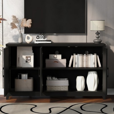 Xiyuyeu Modern Tv Stand Modern Entertainment Center Media Console With ...
