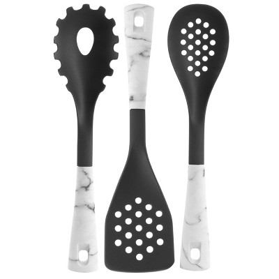 Oster 5 Piece Nylon Kitchen Tool Set In White Marble : Target