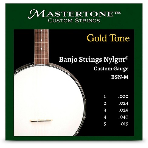 Gold Tone Bsn-m Nylgut Medium Guage Banjo Strings : Target