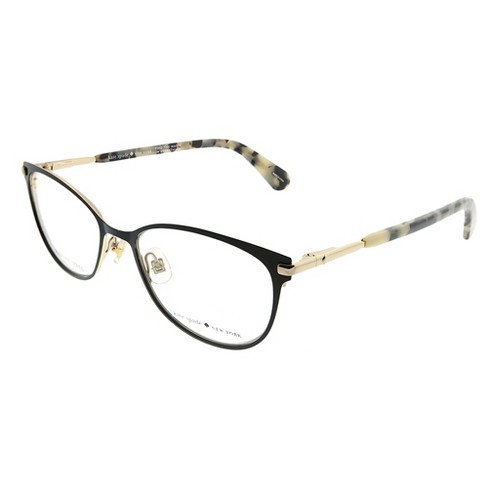 Kate Spade 807 Womens Cat-eye Eyeglasses Black 51mm : Target