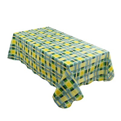 Crown Display Green Flannel Backed Vinyl Tablecloths For Round Tables ...