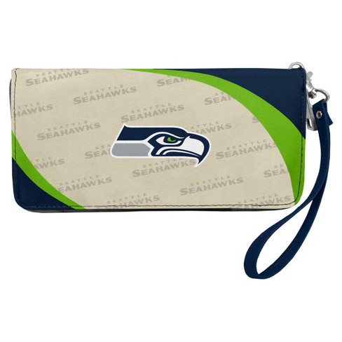 Nfl Seattle Seahawks Curve Zip Organizer Wallet : Target