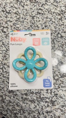 Nuby Geo Silicone Teether - Girl : Target