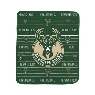Sweet Home Collection Nba Milwaukee Bucks 46" X 60" Microfiber Throw ...