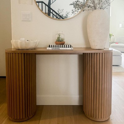 Dowel Console Table Natural - Threshold™ Designed With Studio Mcgee ...