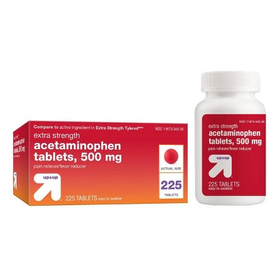 Acetaminophen Extra Strength Pain Reliever & Fever Reducer Caplets ...