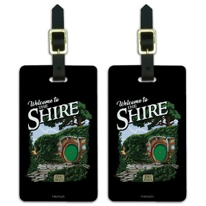 Lord of the Rings Welcome to the Shire Luggage ID Tags Suitcase Carry ...
