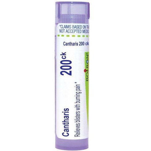 Cantharis 200ck By Boiron Homeopathic Single Medicine For First Aid ...