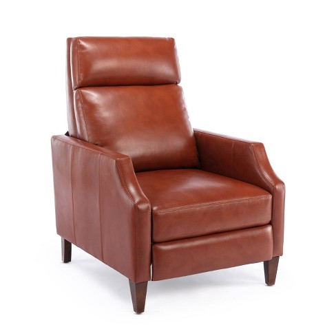 Comfort Pointe Balantyne Press-back Recliner Caramel: Mid-century, Faux ...