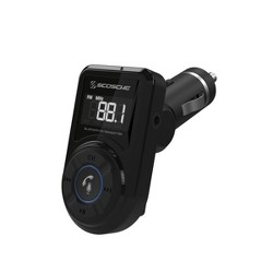Scosche Bluetooth Fm Transmitter (2.4a/12w 2-port Usb-a) - Black : Target