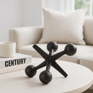 Sagebrook Home Metal Jacks Abstract Sculpture for Room, Bedroom or ...