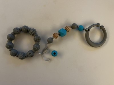 Nuby Tag-a-long Teether - Gray : Target