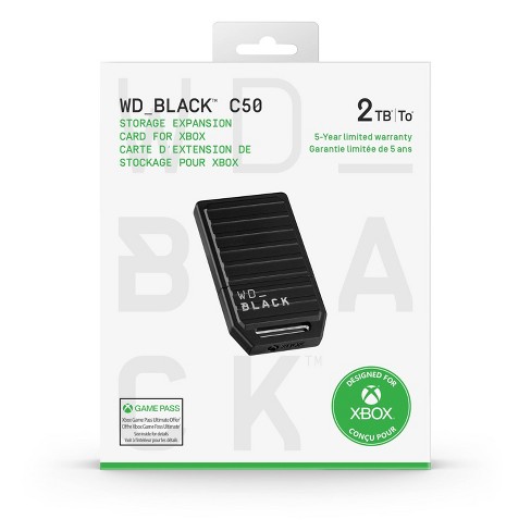 Western Digital C50 Storage Expansion Card For Xbox - Black : Target