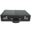 Alpine Swiss Mens Expandable Leather Attache Briefcase Dual Combination ...