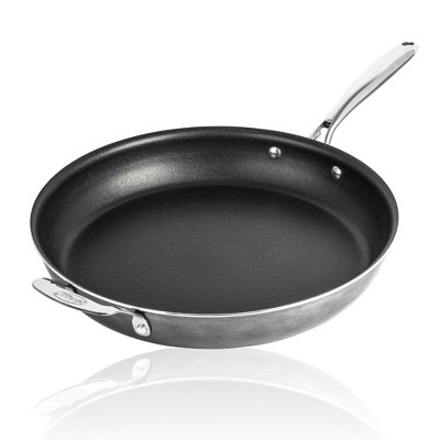 Granitestone 14" Nonstick Family Fry Pan With Helper Handle : Target