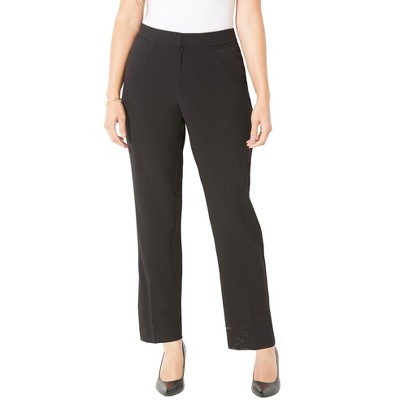 Catherines Women's Plus Size Right Fit Moderately Curvy Slim Leg Pant ...