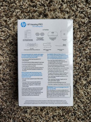 Hp Hearing Pro Self-fitting Otc Hearing Aids : Target