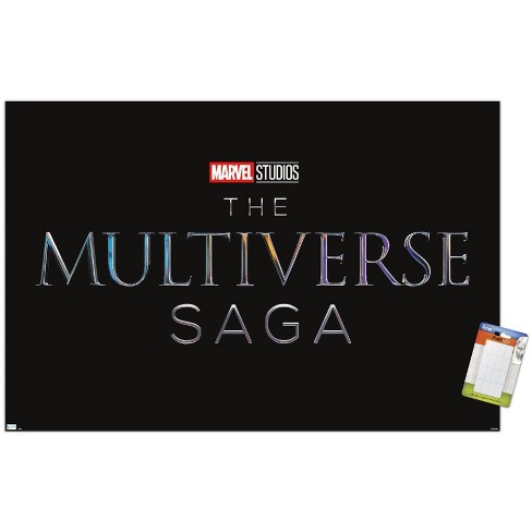Trends International Marvel The Multiverse Saga - Logo Unframed Wall ...