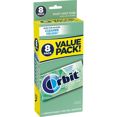 Orbit Sweet Mint Sugarfree Gum Value Pack - 112ct : Target