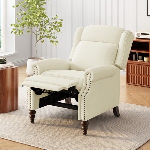 White recliner armchair store