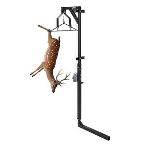 2" Truck Hitch Deer Hoist, 500 LB Capacity Heavy Duty Game Hoist with ...