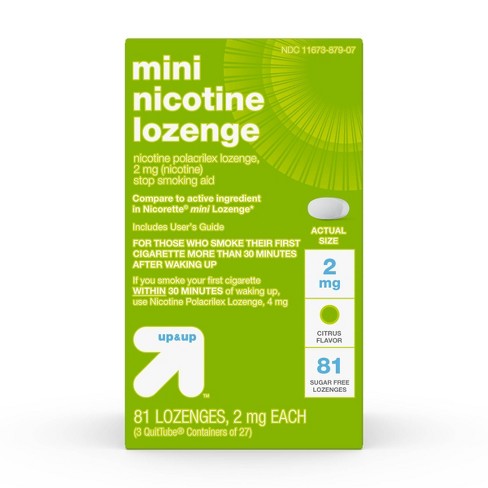 Nicotine 2mg Mini Lozenge - Citrus - 81ct - Up & Up™ : Target