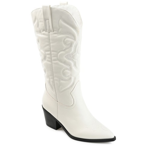 Journee Collection Womens Chantry Pointed Toe Pull On Western Boots ...