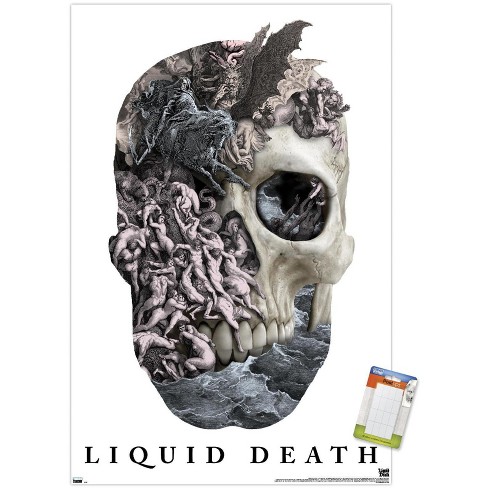 Trends International Liquid Death - Designer Death Unframed Wall Poster ...