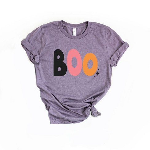 Simply Sage Market Women's Boo Colorful Stars Short Sleeve Graphic Tee ...