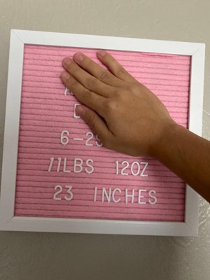 Pearhead Letterboard Wall Sign Panel - Gray : Target