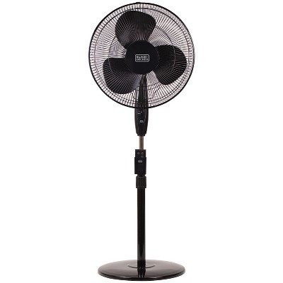 Black+decker™ 3-speed 48-watt 16-in. Oscillating Stand Fan With Remote ...