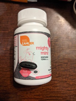 Zahler Mighty Mini Prenatal Dha, One A Day Prenatal Vitamins With Dha ...