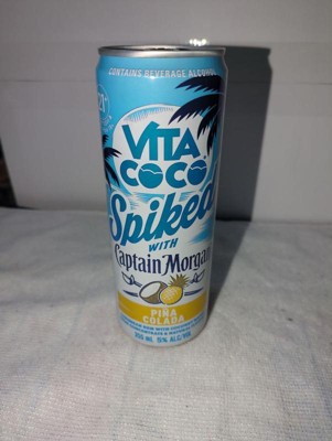 Vita Coco Spiked With Captain Morgan Pina Colada - 4pk/12 Fl Oz Cans ...