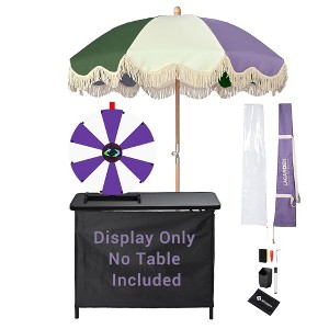 Yescom WinSpin 24" Prize Wheel Tabletop with Palm Springs Purple Green ...