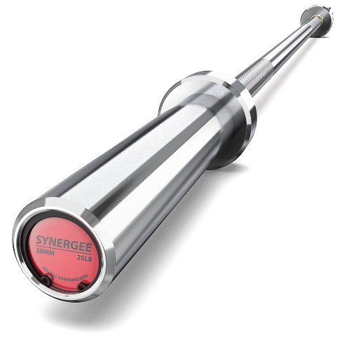 Synergee 25lb Five foot Barbell Chrome Target