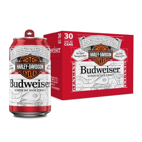 Budweiser Lager Beer - 30pk/12 Fl Oz Cans : Target