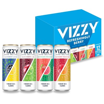 Vizzy Hard Seltzer Refreshingly Berry Variety Pack #2 - 12pk/12 Fl Oz ...