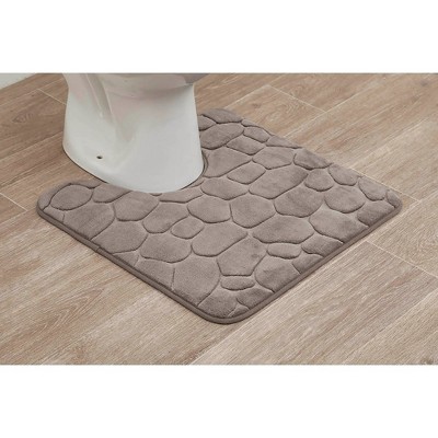 Hearth & Harbor Bathroom Rugs, Velvet Memory Foam Bath Mat - Ultra Soft ...