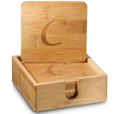 Rcz Décor Personalized Monogrammed Coaster Set, Includes 6 Drink ...