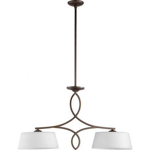 Quorum Lighting Willingham 2 - Light Chandelier , Oiled Bronze : Target